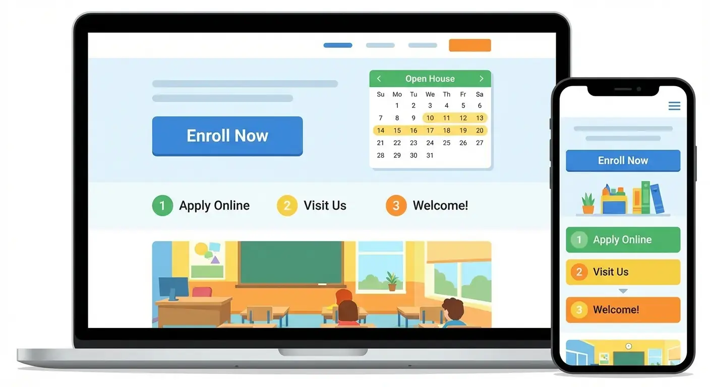 How to Build a School Website With Clear Enrollment Info | Koder.ai